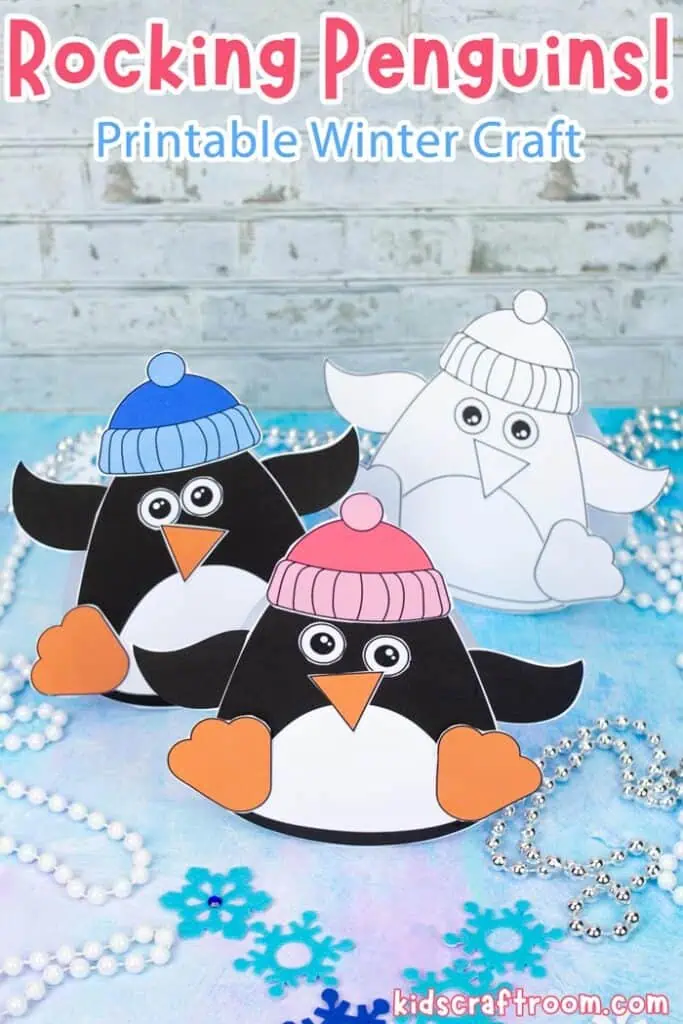 Printable Rocking Penguin Craft For Kids - Kids Craft Room