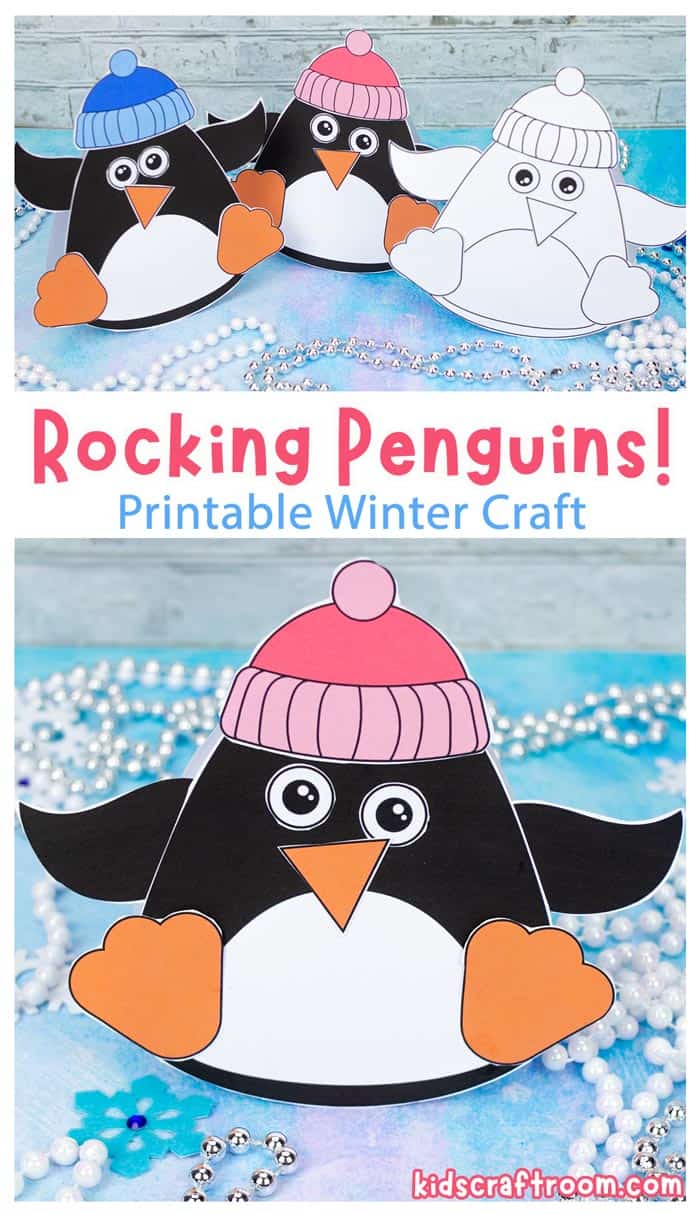 Printable Rocking Penguin Craft For Kids - Kids Craft Room