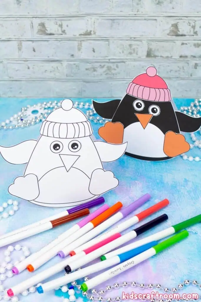 Printable Rocking Penguin Craft For Kids - Kids Craft Room