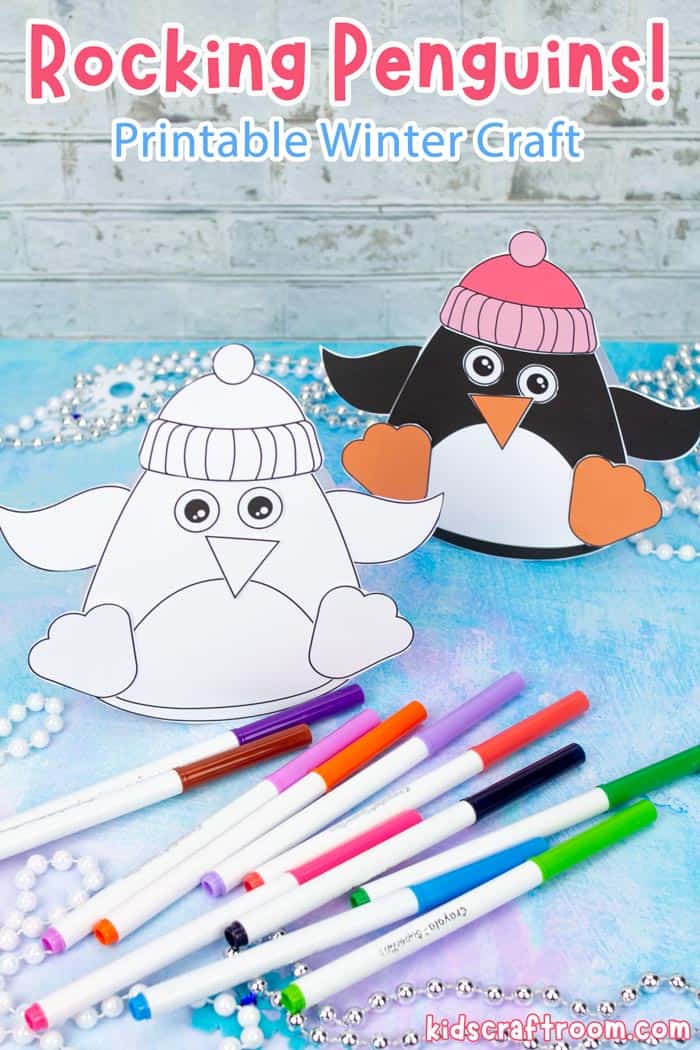 Printable Rocking Penguin Craft For Kids - Kids Craft Room