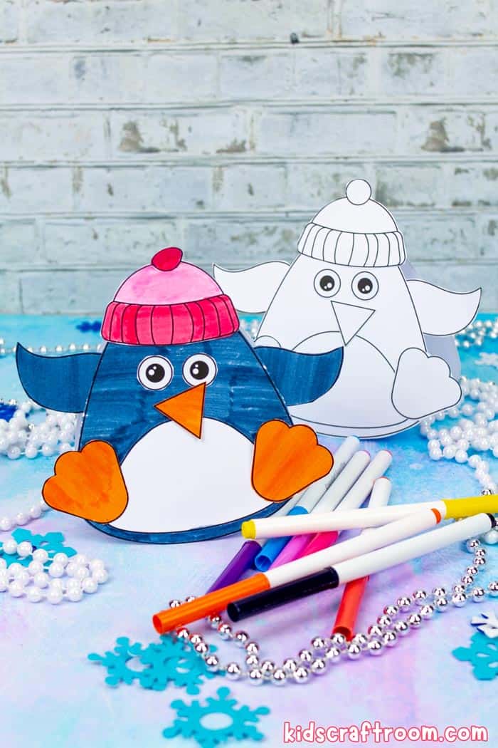 Printable Rocking Penguin Craft For Kids - Kids Craft Room