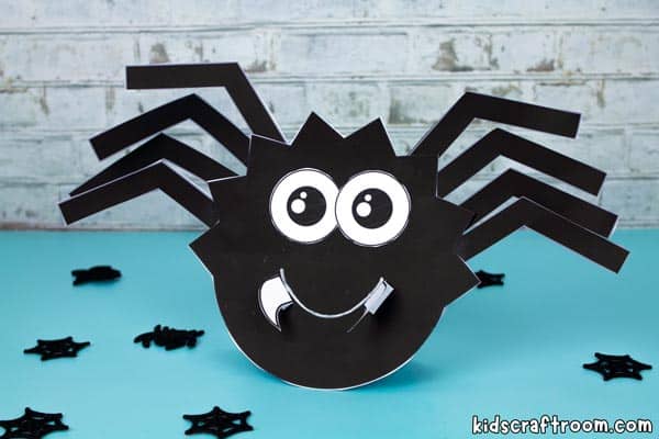 Rocking Spider Craft (Easy Printable Template for Kids) - Kids Craft Room