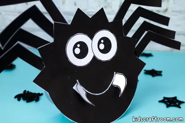Rocking Spider Craft (Easy Printable Template for Kids) - Kids Craft Room