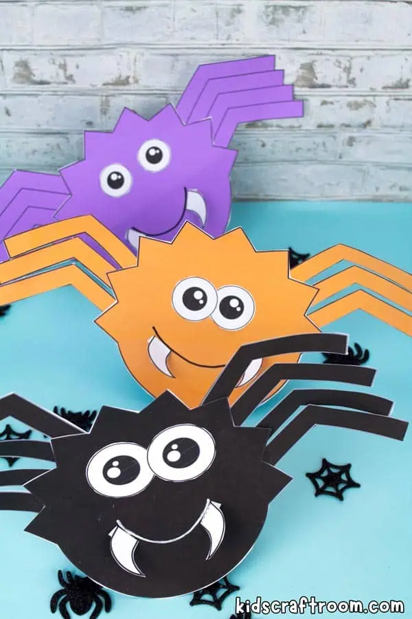 Rocking Spider Craft (Easy Printable Template for Kids) - Kids Craft Room