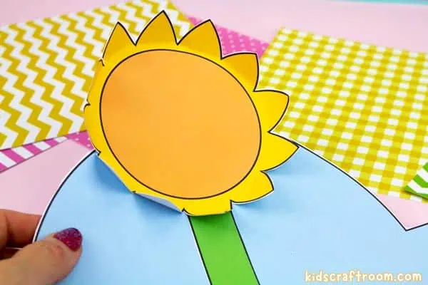 Easy Sunflower Hat Craft For Kids (Printable Template) - Kids Craft Room