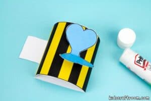 Springy 3D Paper Bee Craft For Kids - Kids Craft Room